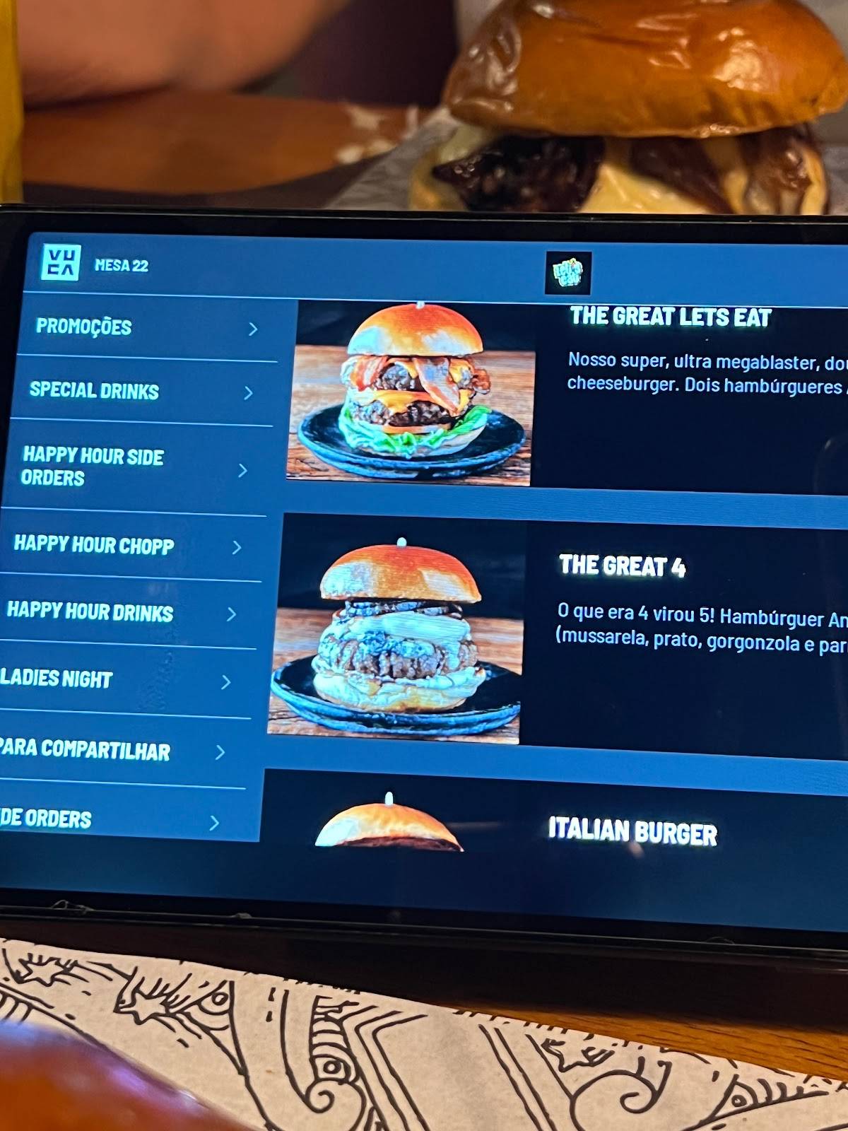 Menu em Let's Eat Indaiatuba restaurante, Indaiatuba
