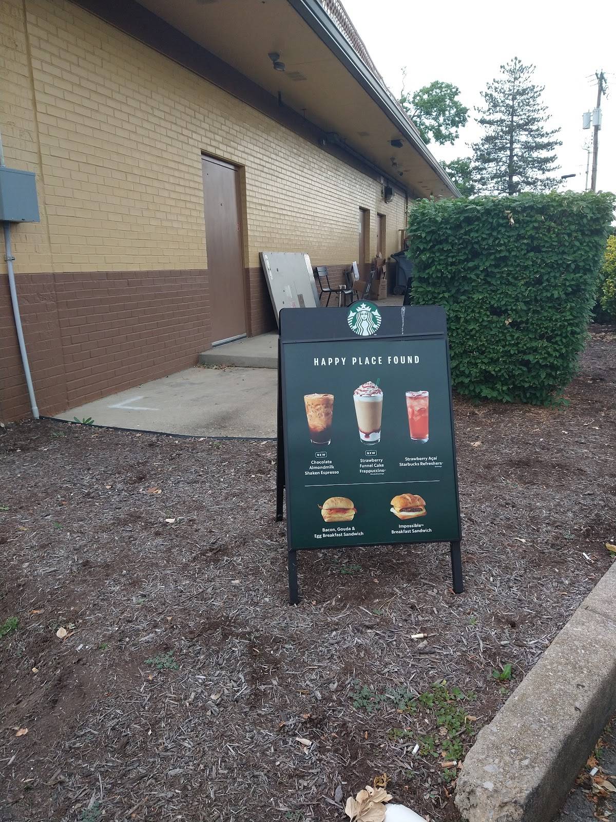 Menu at Starbucks cafe, Lexington, 2703 Richmond Rd