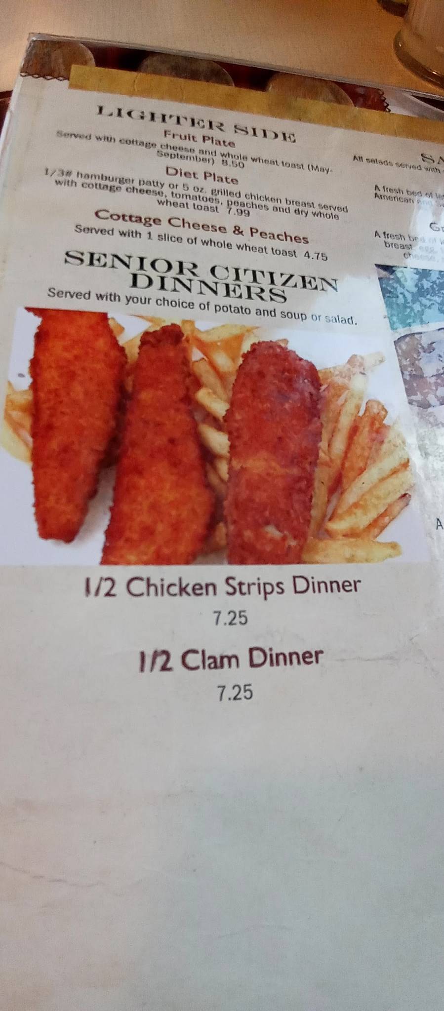 Menu at Little Cottage Café cafe, Bismarck