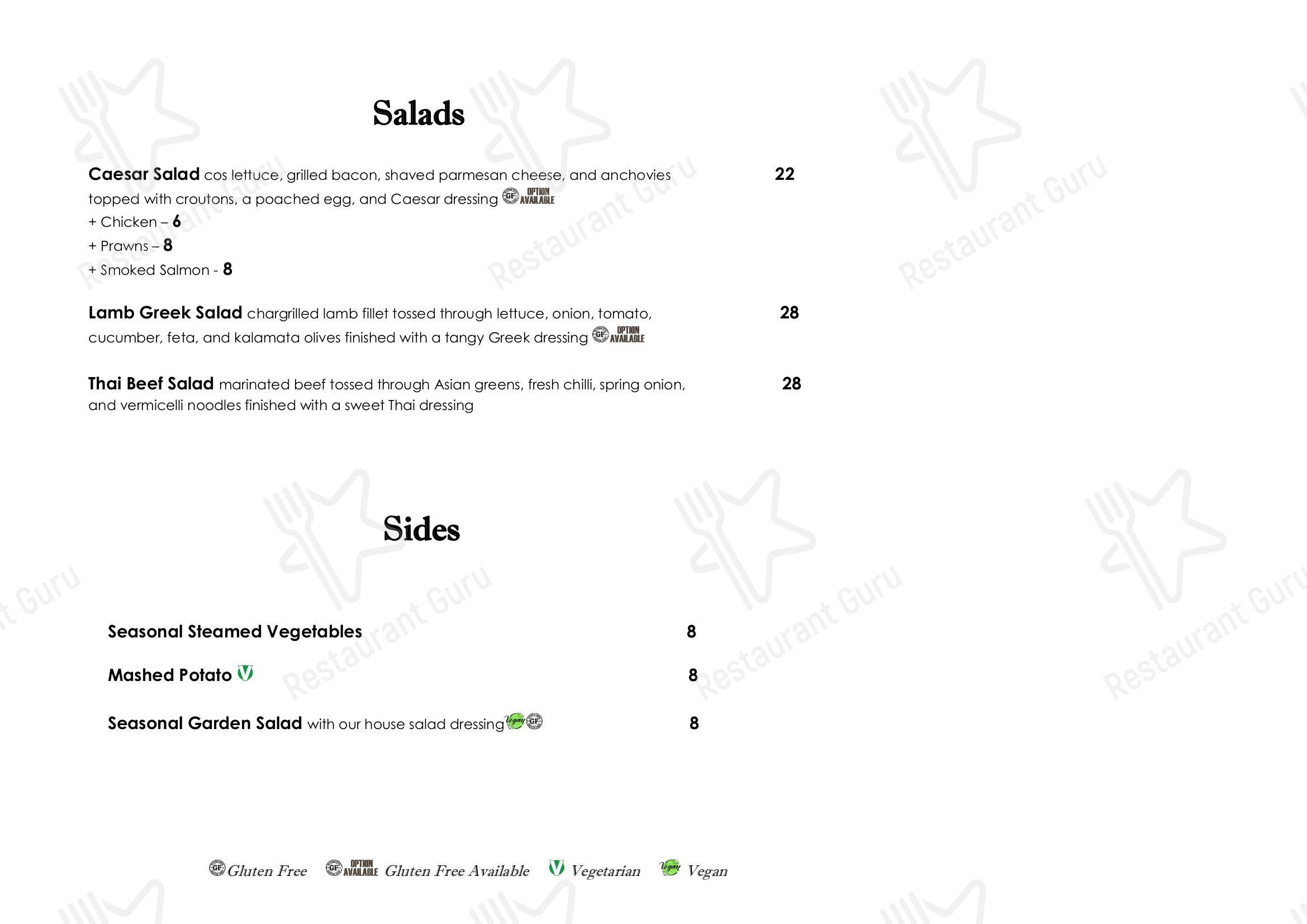 Menu at Great Eastern Hotel pub & bar, Littlehampton