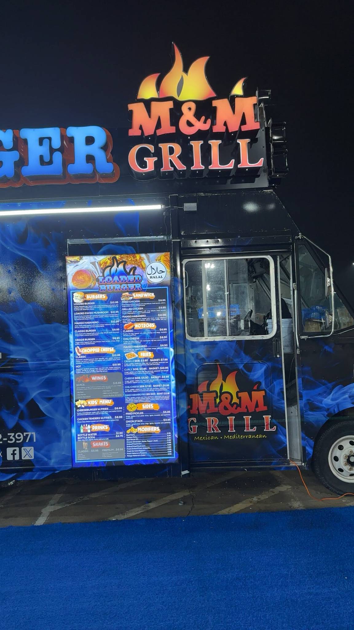 Menu at Loaded Burger by M&M Grill (Sugarland) restaurant, Houston