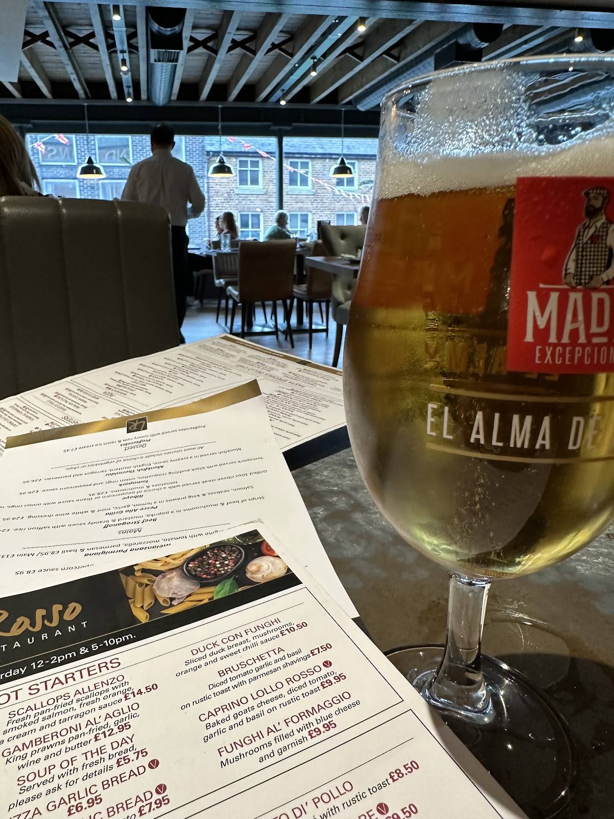 Menu at Lollo Rosso Italia restaurant, Morpeth