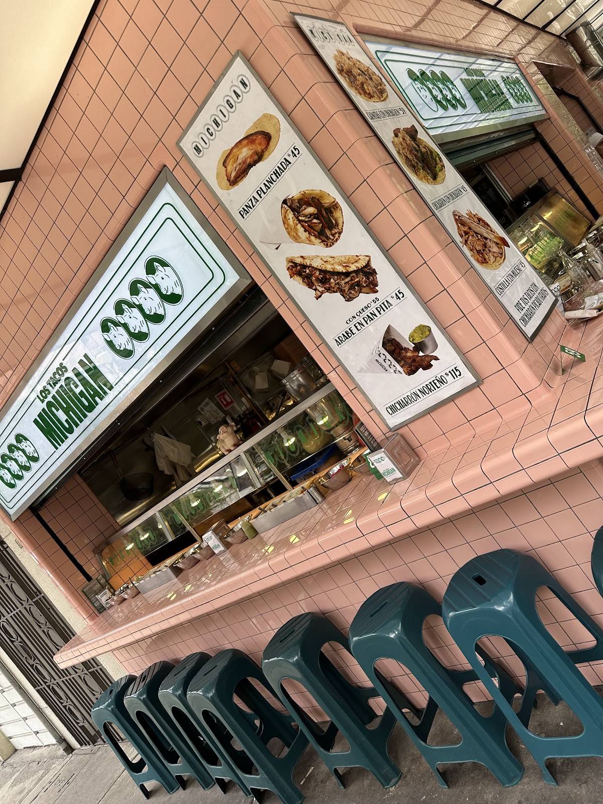 Carta del restaurante Los Tacos Michigan, Naucalpan del Juárez