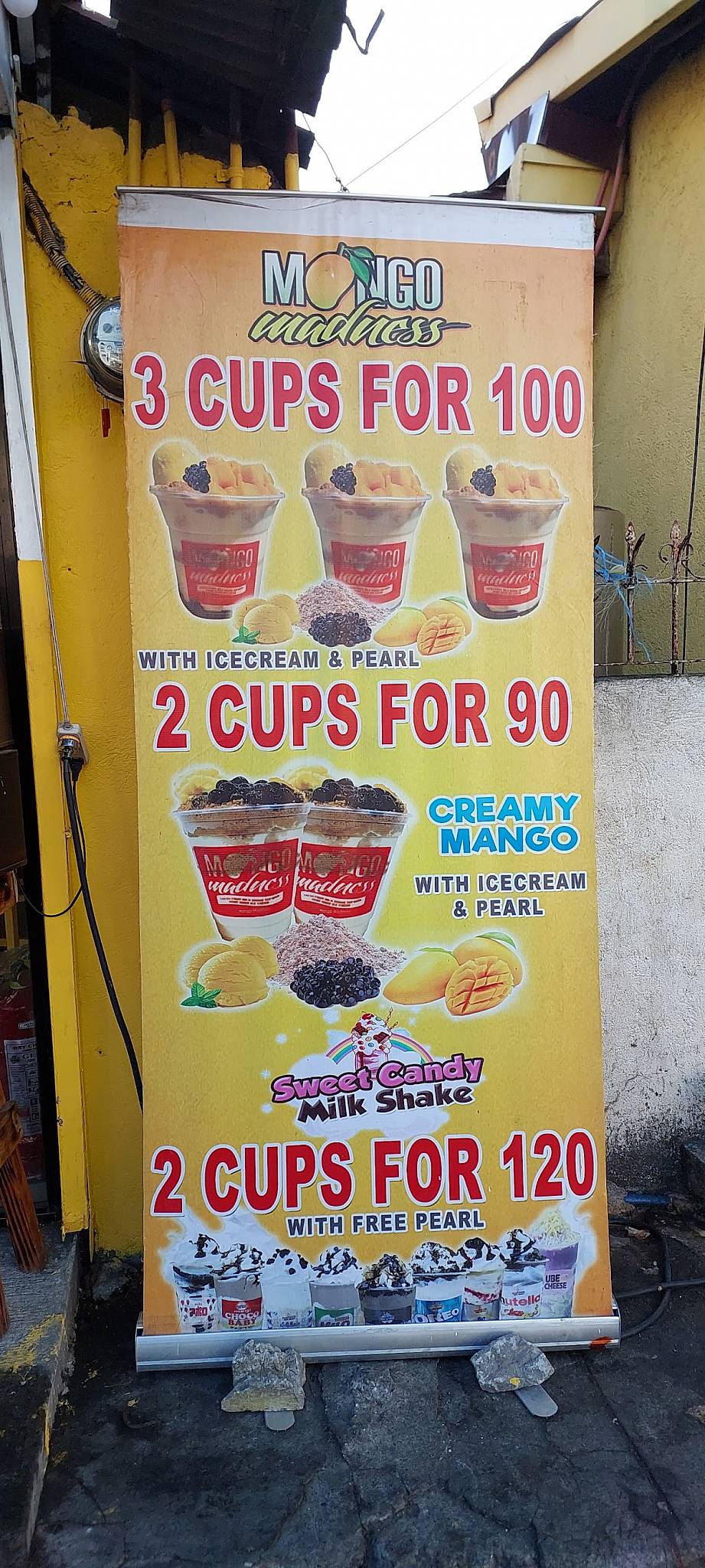 Menu at MANGO MADNESS desserts, Biñan