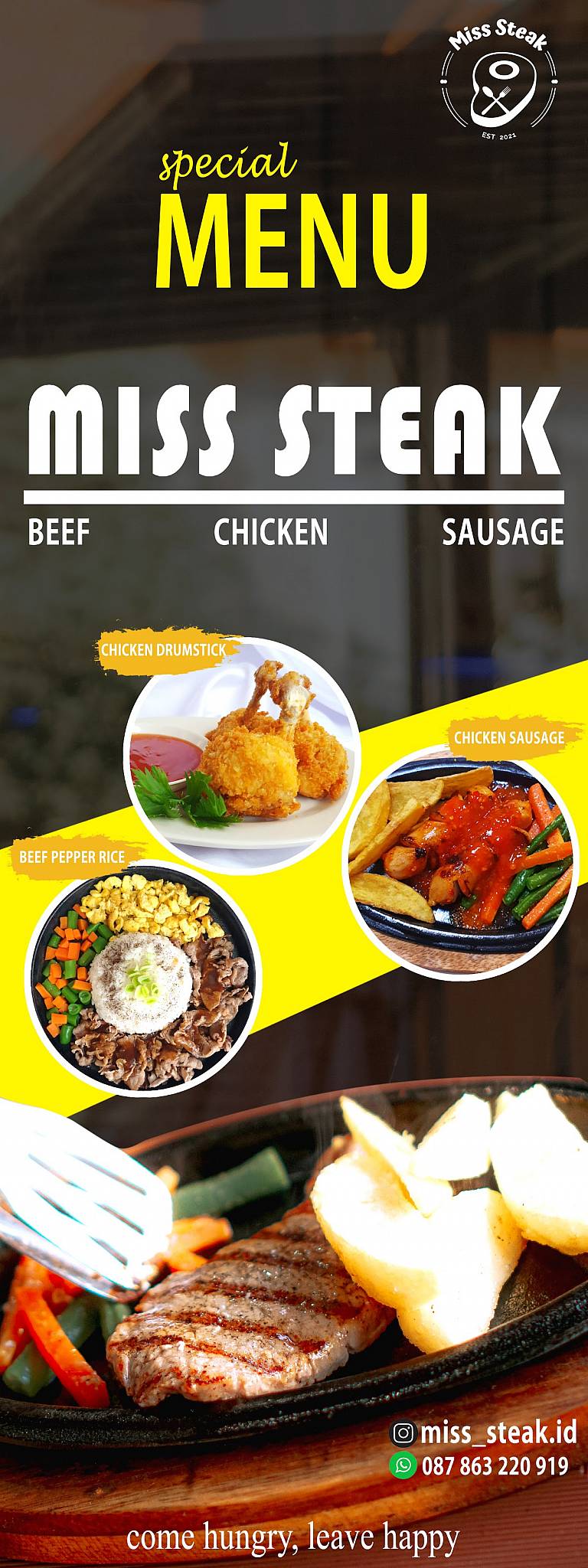 Menu at MISS STEAK SINGARAJA restaurant, Buleleng