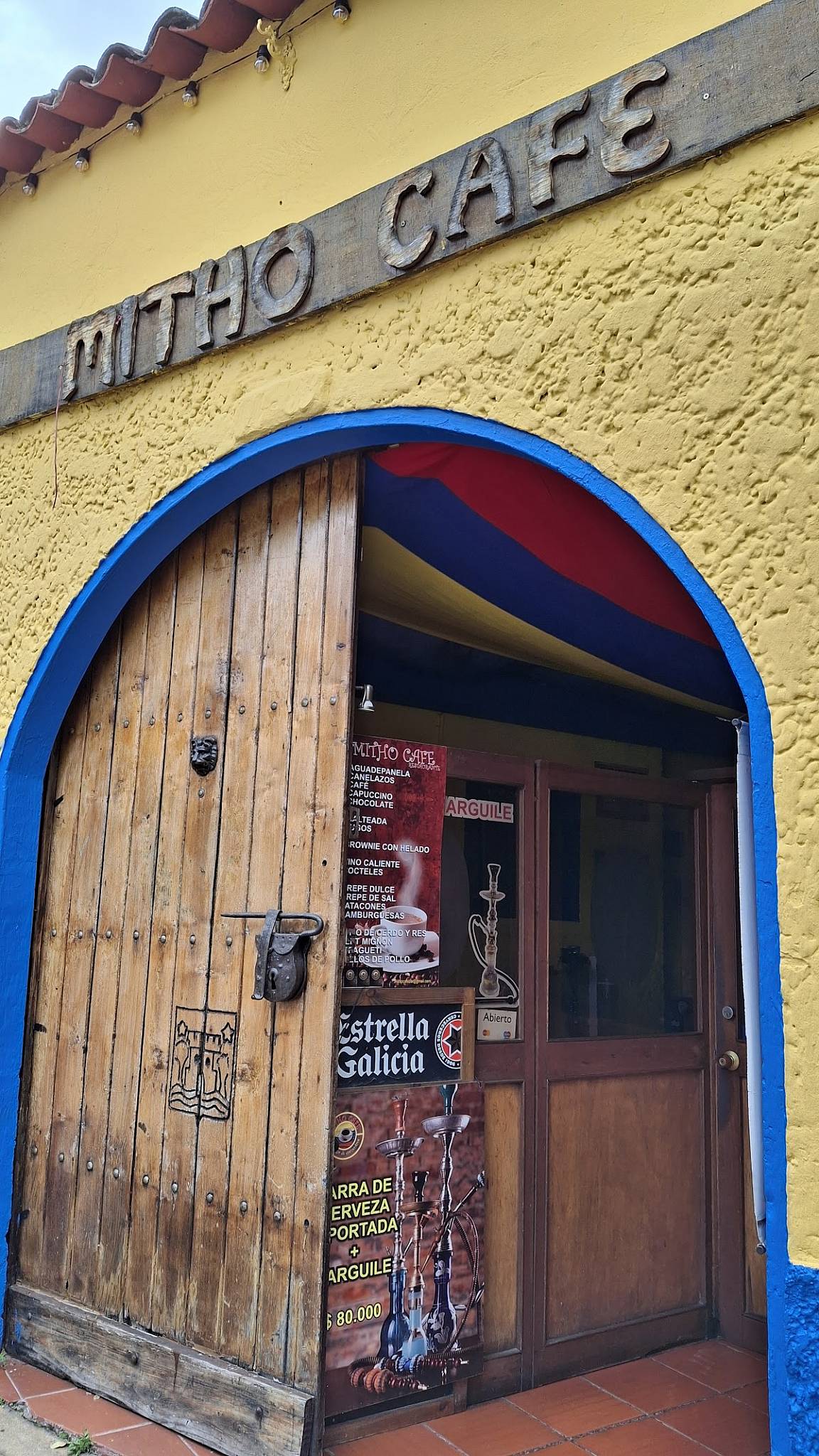 Carta de MITHO CAFE, Bogotá