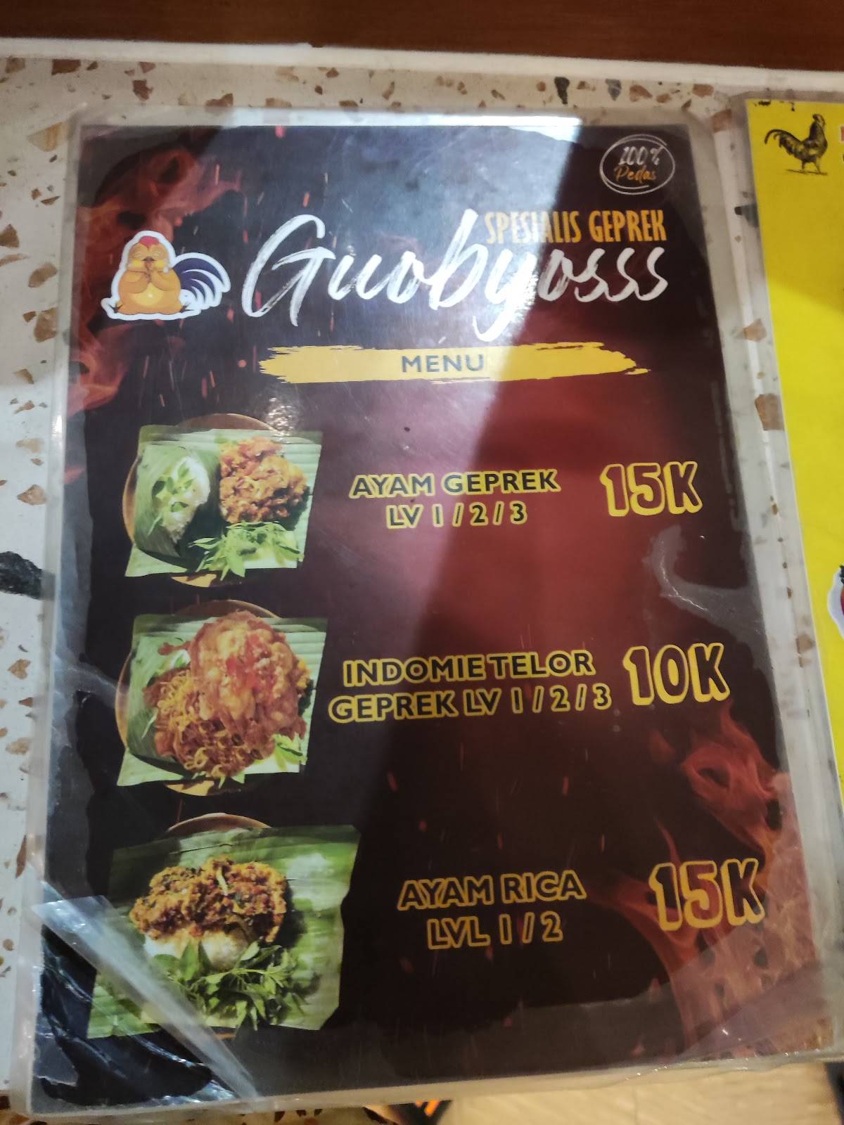 Menu at MOJAKO CAFE - MERR, Surabaya