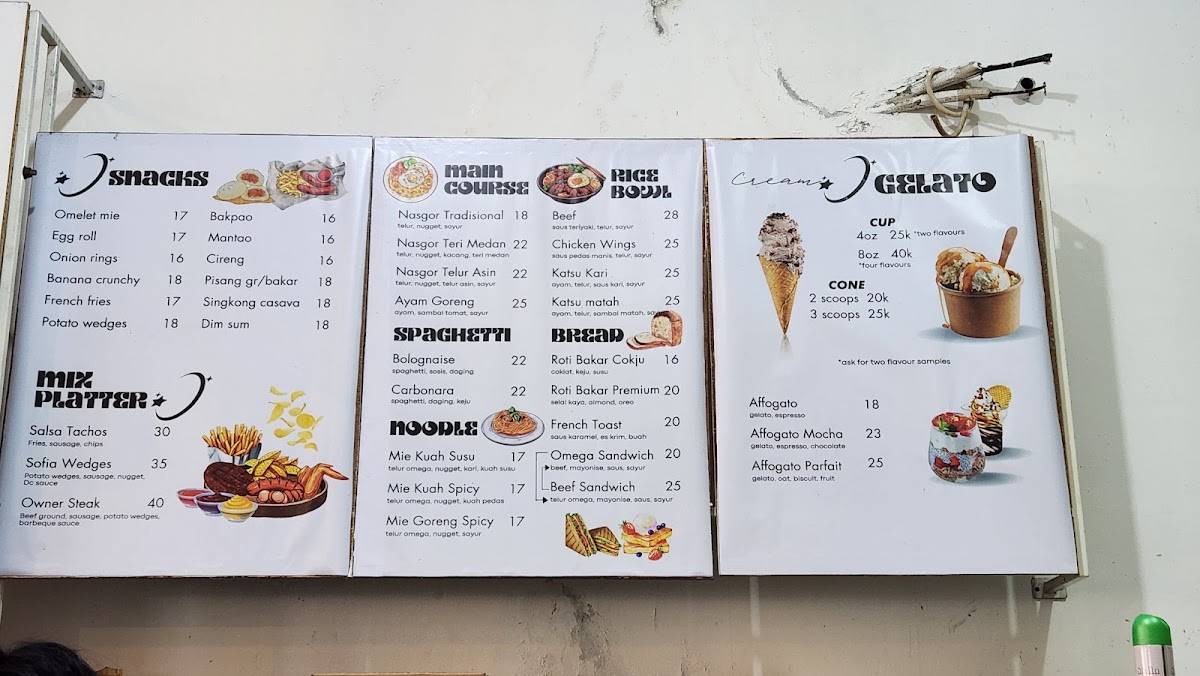 Menu at MP COFFEE cafe, Mekar Bakti, Jl. Citra Raya Boulevard Timur No ...
