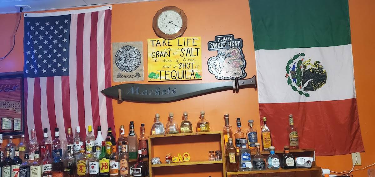 Menu at Machete Mexican Cuisine & Bar, New Athens