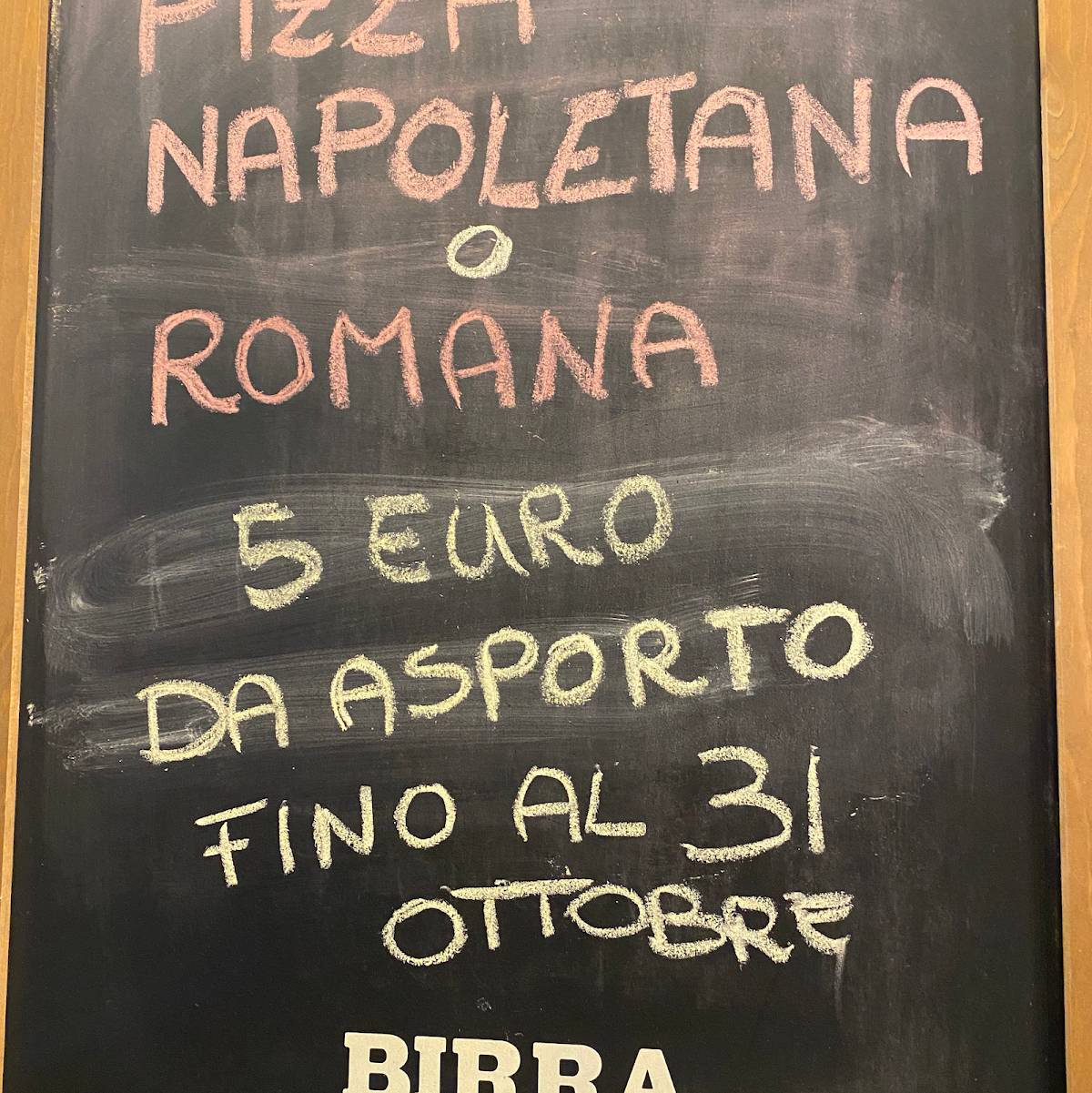 Menu au Magna e Bevi, Rome