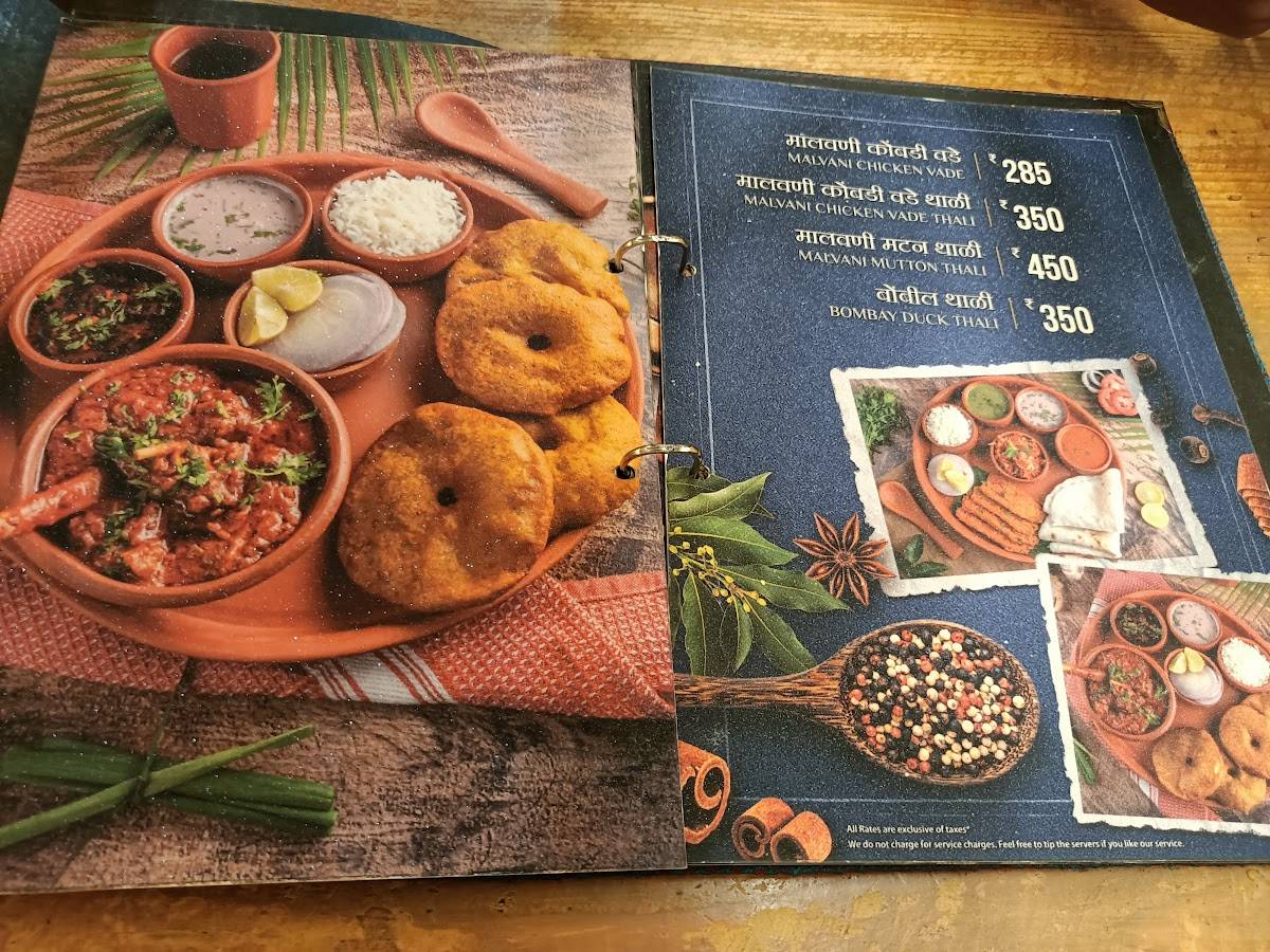 Menu at Majghar - Lalbaug, Mumbai