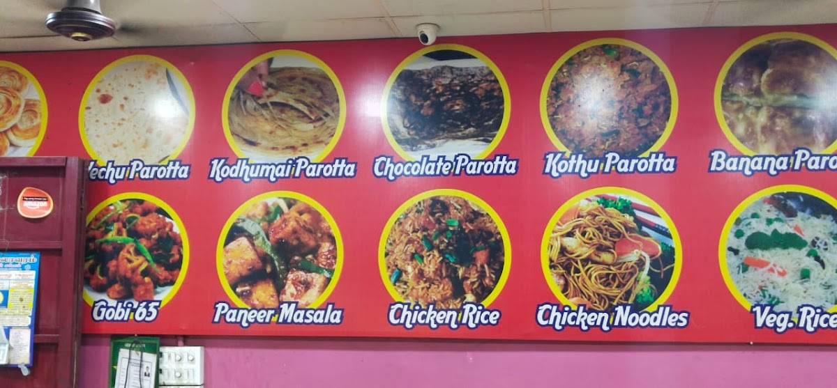 Menu at Malaysian Parota Restaurant, Chennai