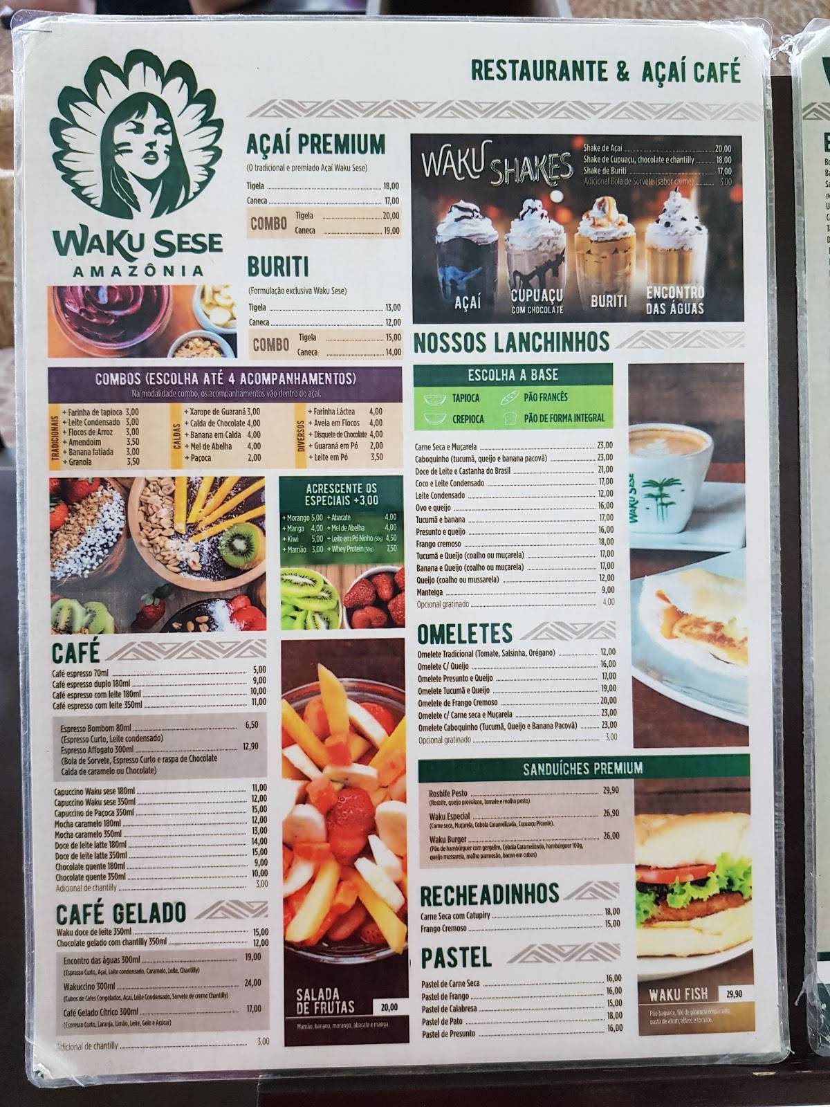 Menu em WAKU SESE RESTAURANTE, Manaus, Av. Mário Ypiranga