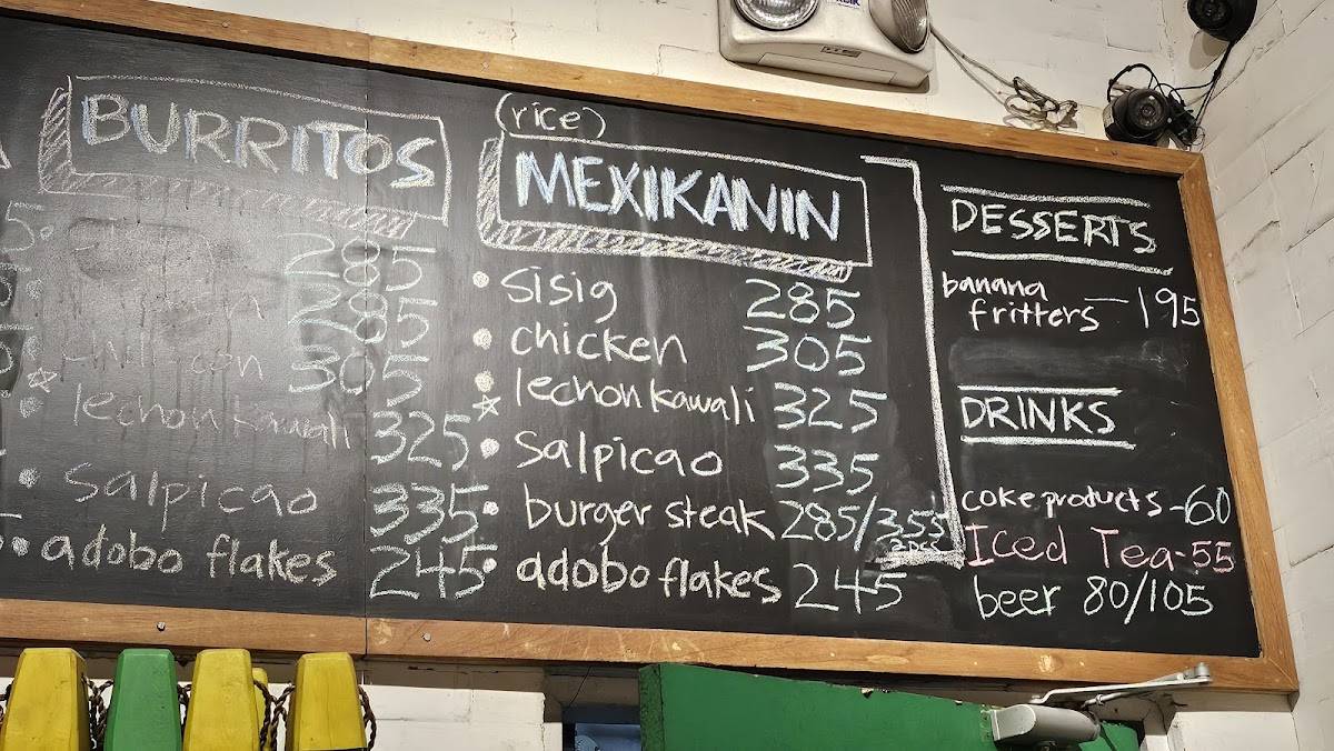 Menu at Madeca restaurant, Mandaluyong, 5th Floor