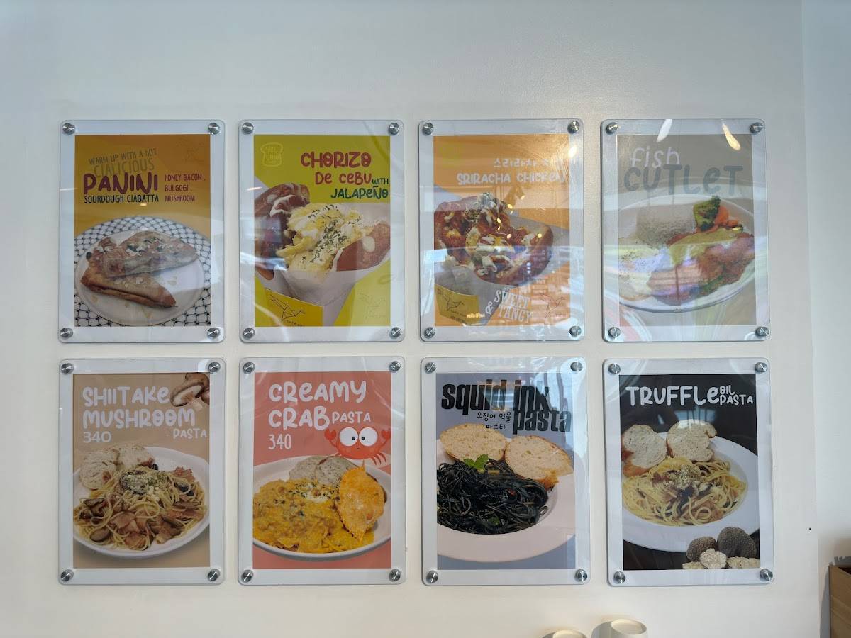 Menu at Cafe Elim, Mandaue City