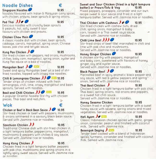 Menu at Mao At Home Ballinteer restaurant, Dublin, Supervalu Shopping ...