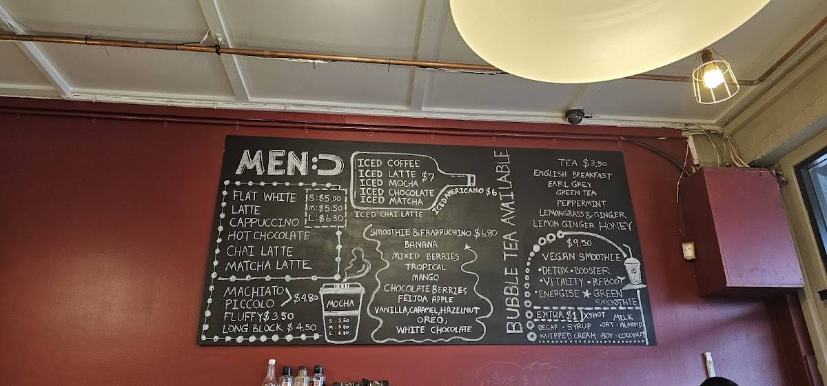Menu at Market Road Kitchen cafe, Auckland, 170 Great South Rd
