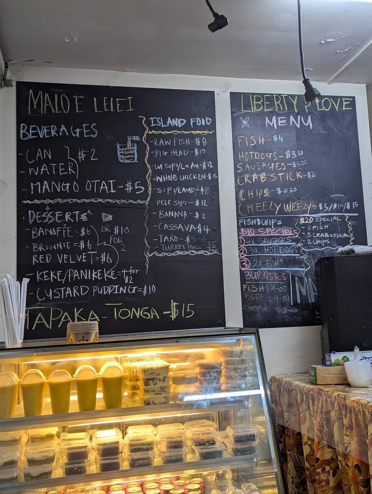 Menu at Mata Ki Moana Island Eatery, Auckland