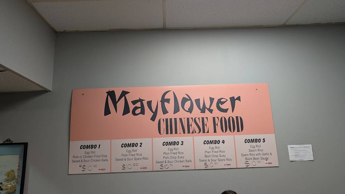 Menu at Mayflower Chinese Food restaurant, Toronto