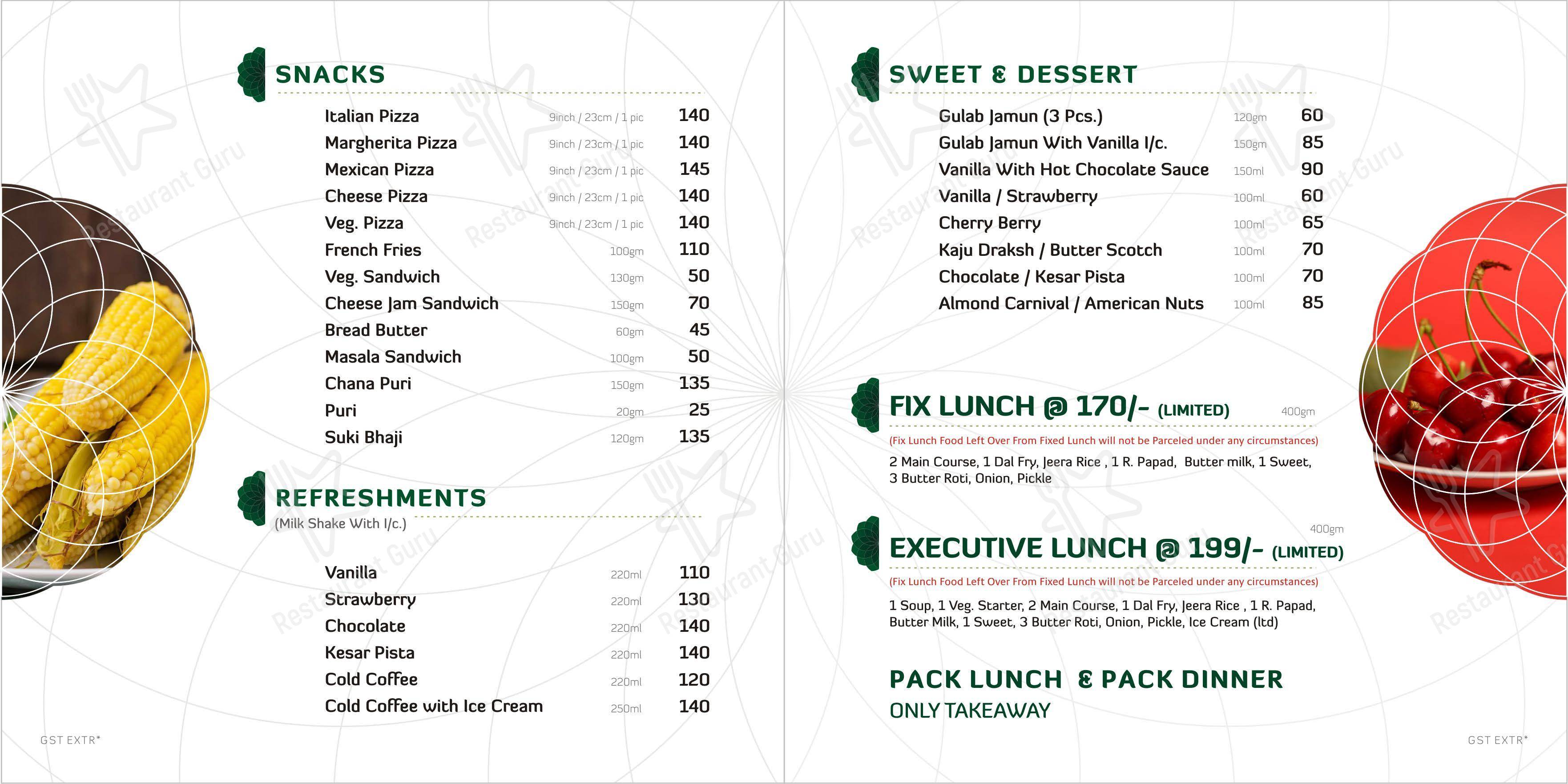 Menu at Mayur Restaurant & Banquet, Ahmedabad, Jasodanagar cross road