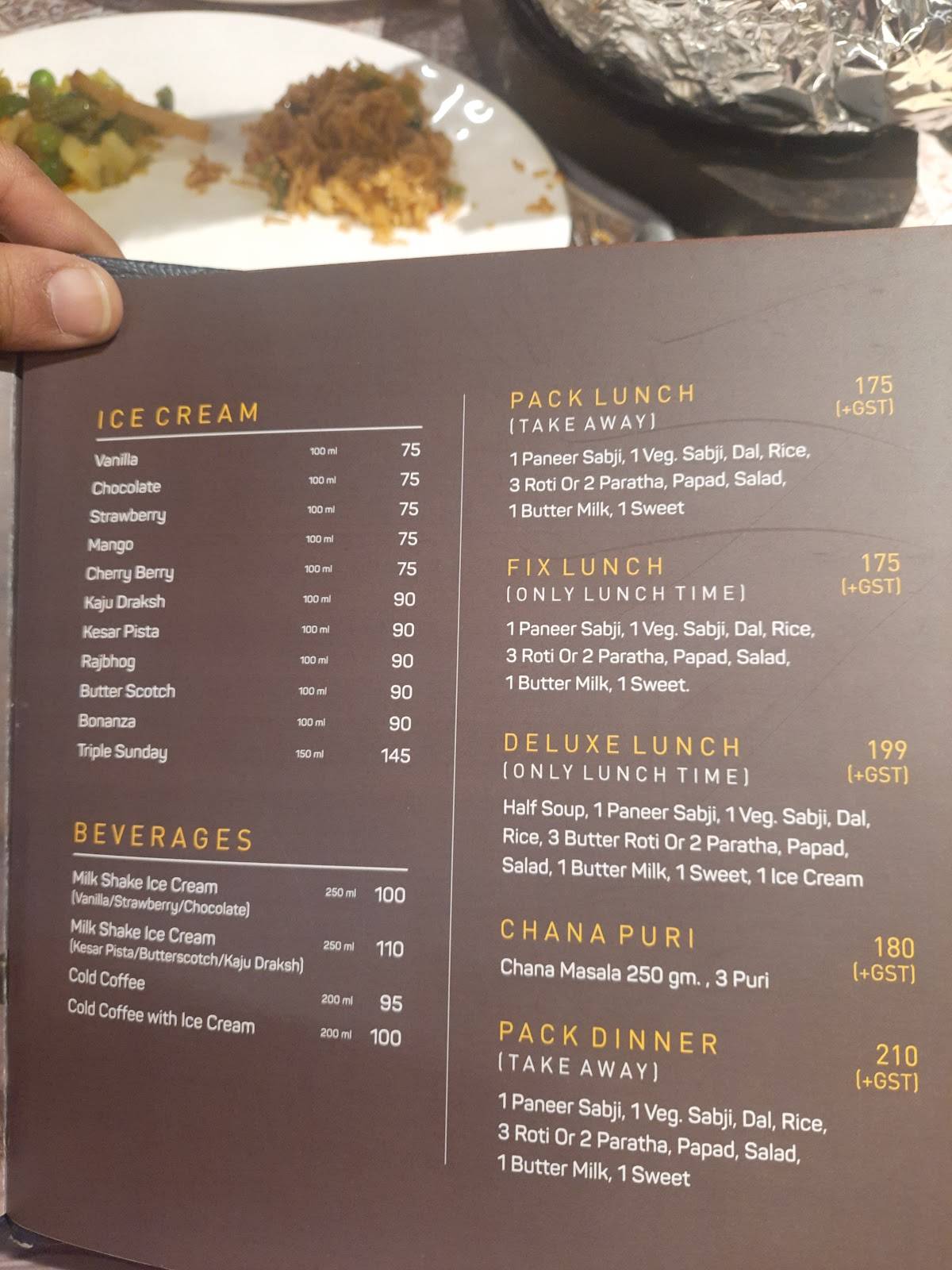 Menu at Mayur Restaurant & Banquet, Ahmedabad, Mayur restaurant nr. Man ...