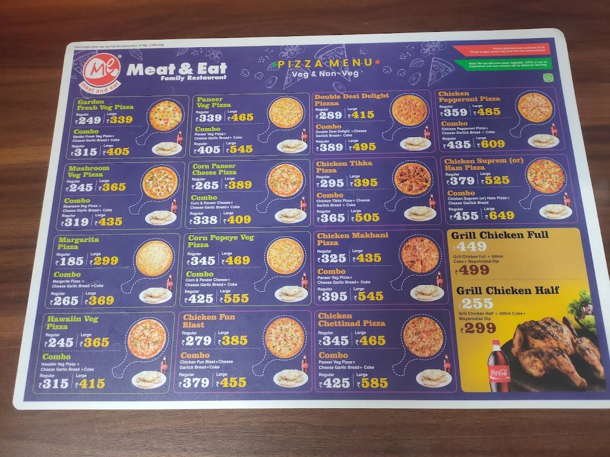 Menu at Meat And Eat Family Restaurant, Ponnamaravathi