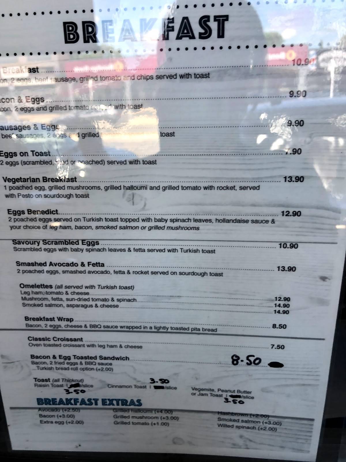 Menu at Mediterranean Flames Cafe, Holland Park West