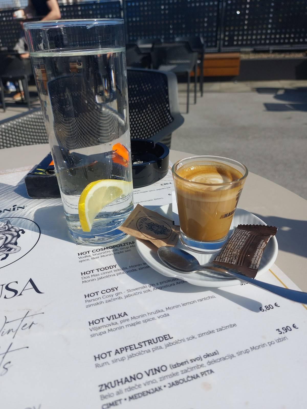 Menu da Medusa pub & bar, Celje