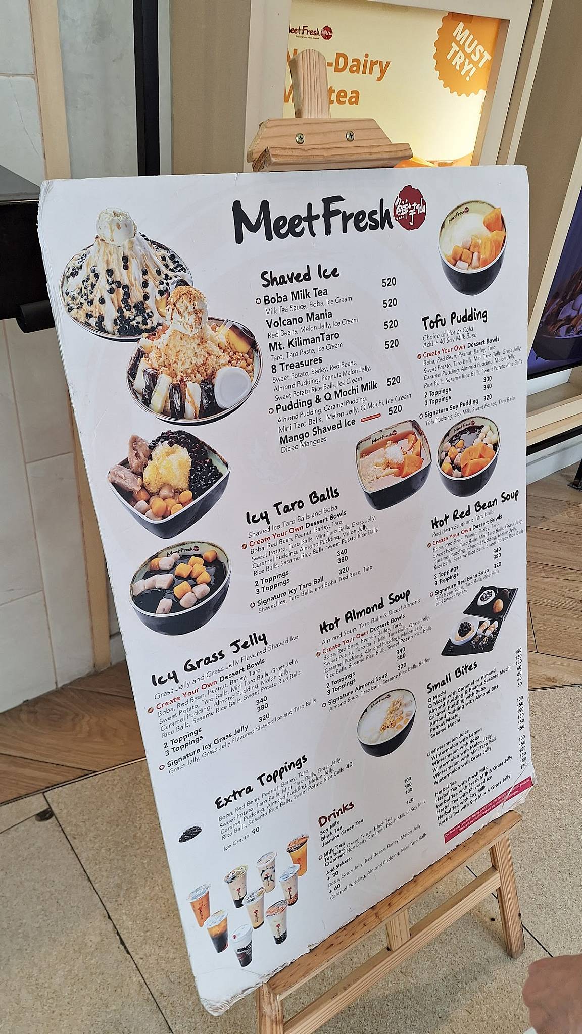 Menu at Meet Fresh restaurant, Mandaluyong