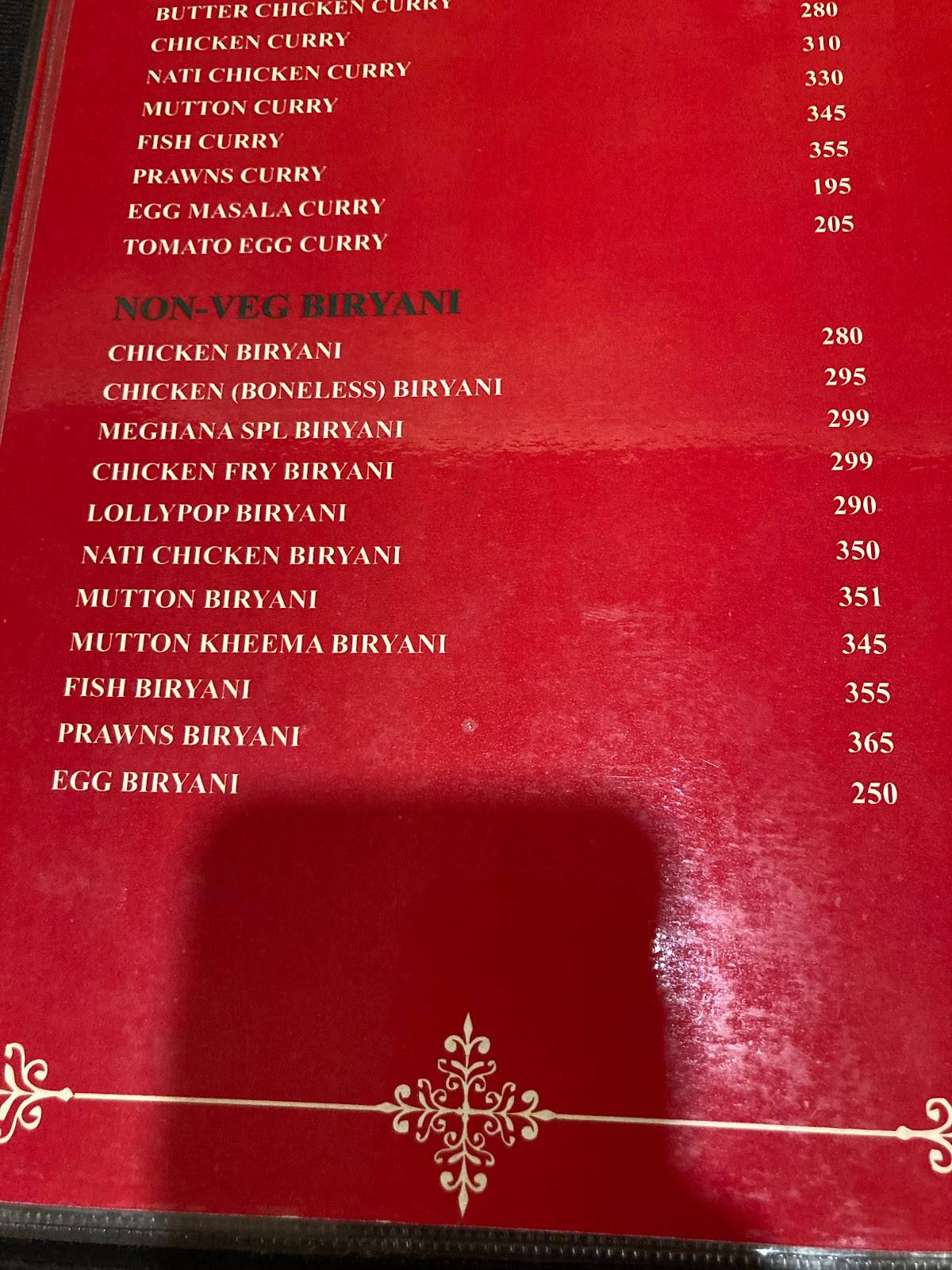 Menu at Meghana Foods Jayanagar, Bengaluru, 52