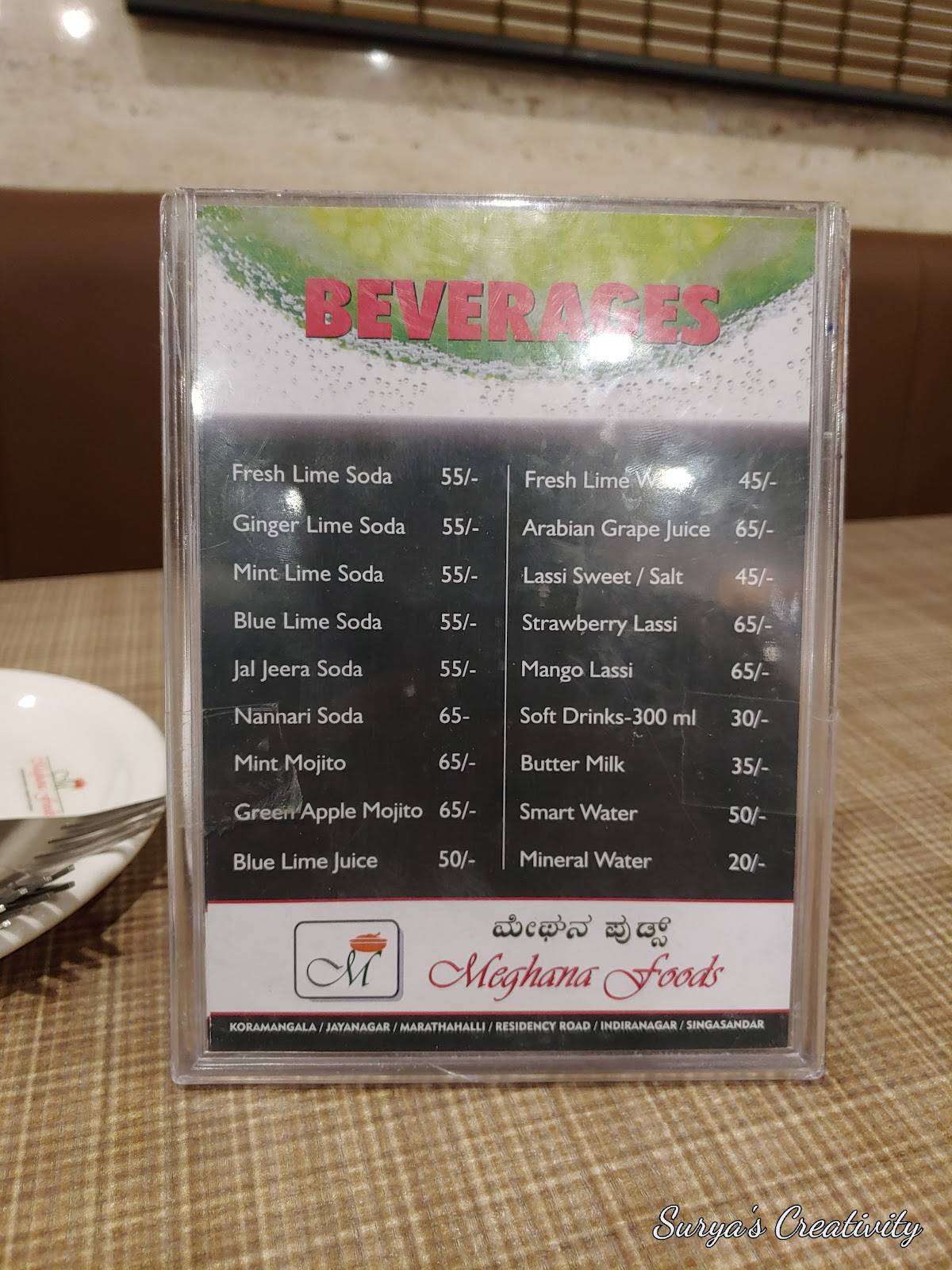 Menu at Meghana Foods Jayanagar, Bengaluru, 52