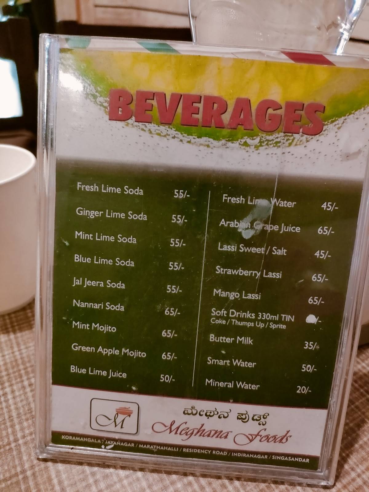 Menu at Meghana Foods Jayanagar, Bengaluru, 52