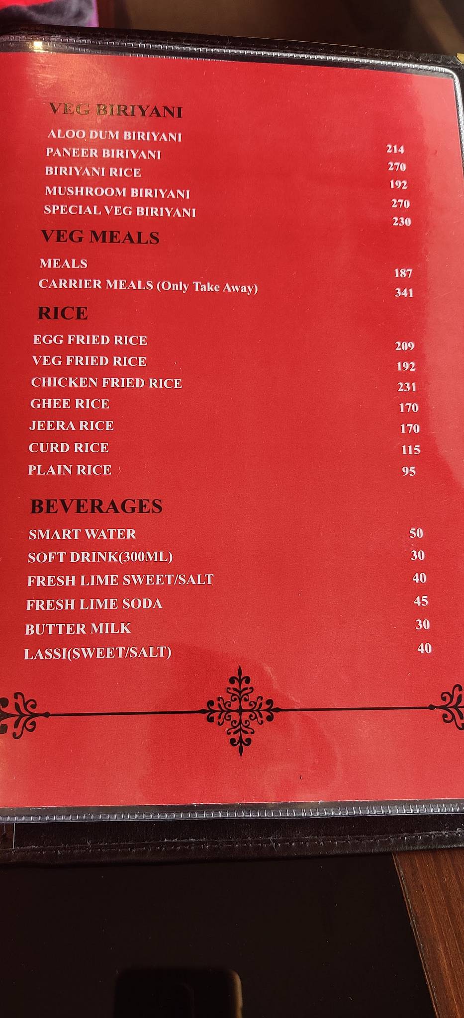 Menu at Meghana Foods - Singasandra, Bengaluru