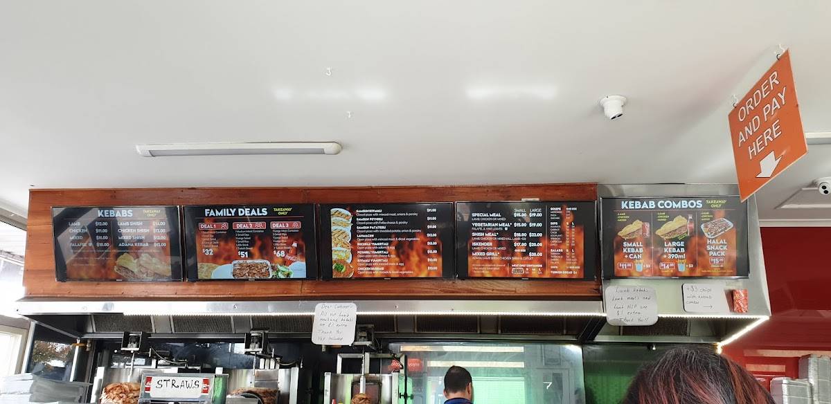 Menu at Melbourne Kebabs & Grill restaurant, Thomastown