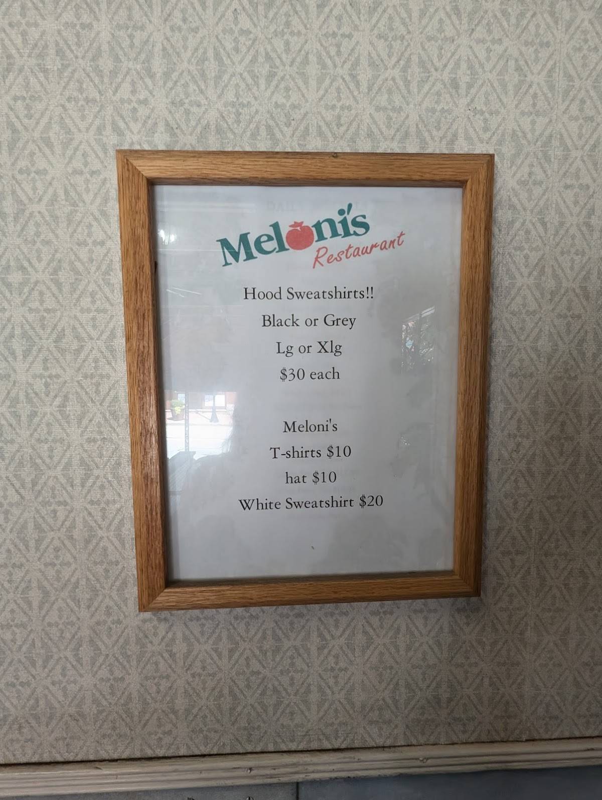 Menu at Meloni's Restaurant, Uniontown