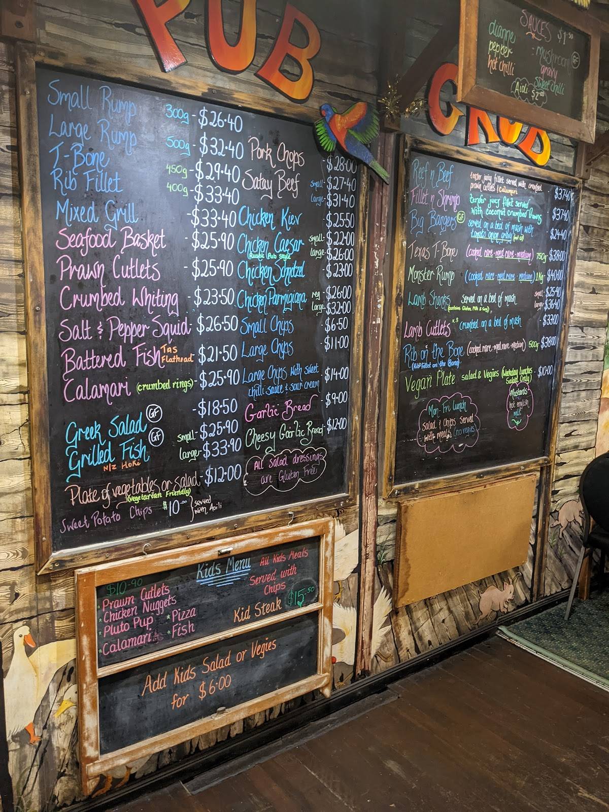 Menu at Meringandan Hotel pub & bar, Meringandan