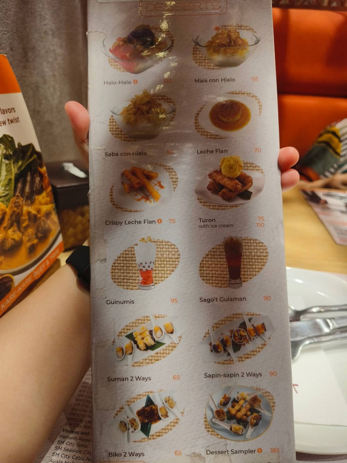 Menu at Mesa - SM City Bataan restaurant, City of Balanga