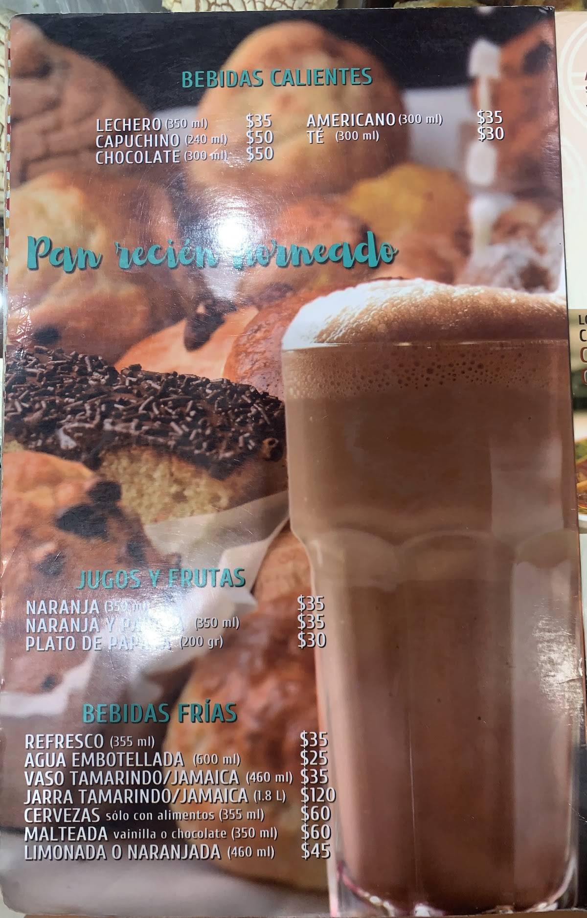 Carta de CAFÉ RESTAURANTE KA'LOC, Ciudad de México