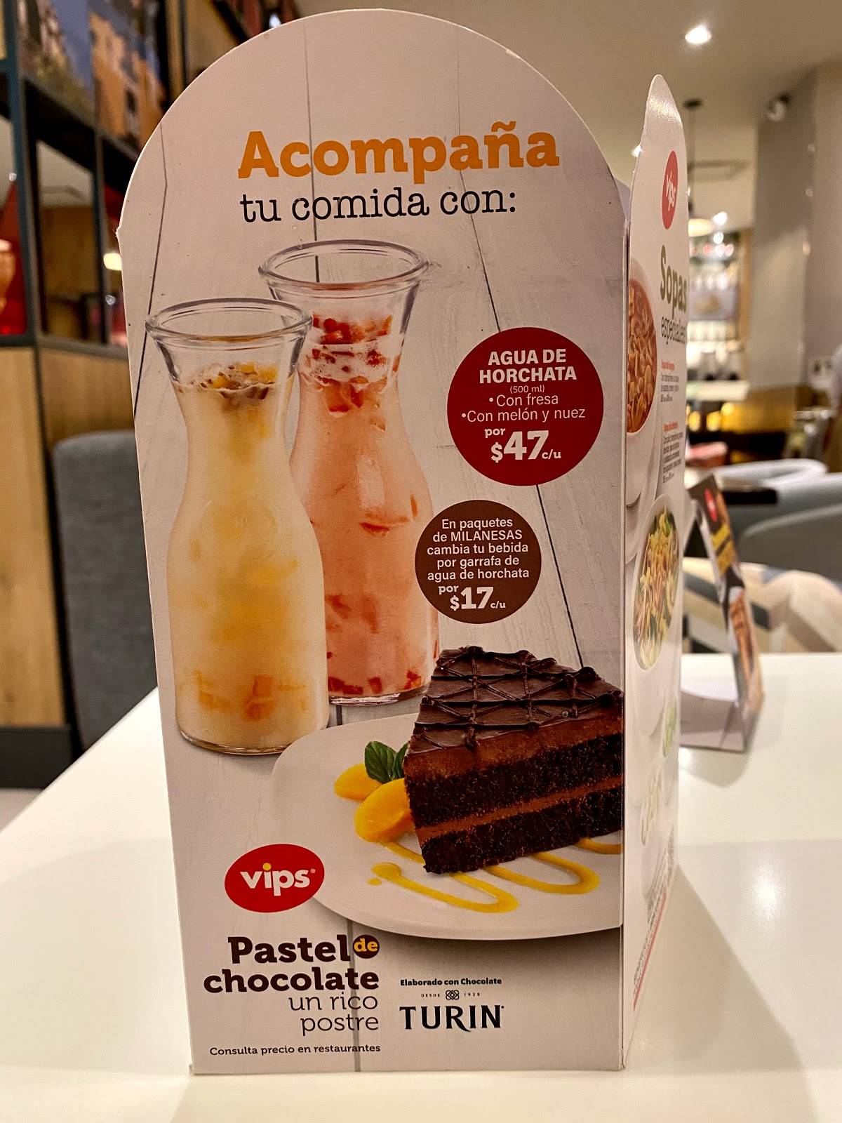 Carta del restaurante Vips Portal San Ángel, Ciudad López Mateos, Av ...