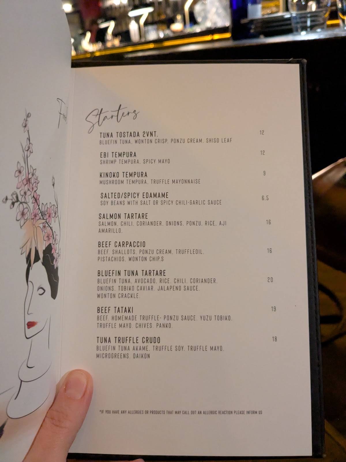 Menu at Mililitrai pub & bar, Vilnius