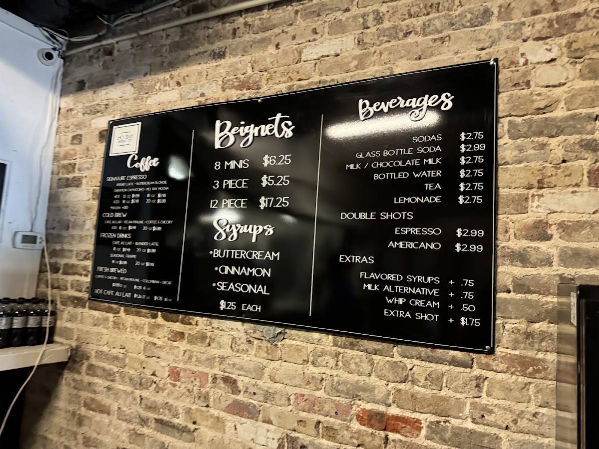 Menu at Mo' Bay Beignet Co. desserts, Mobile