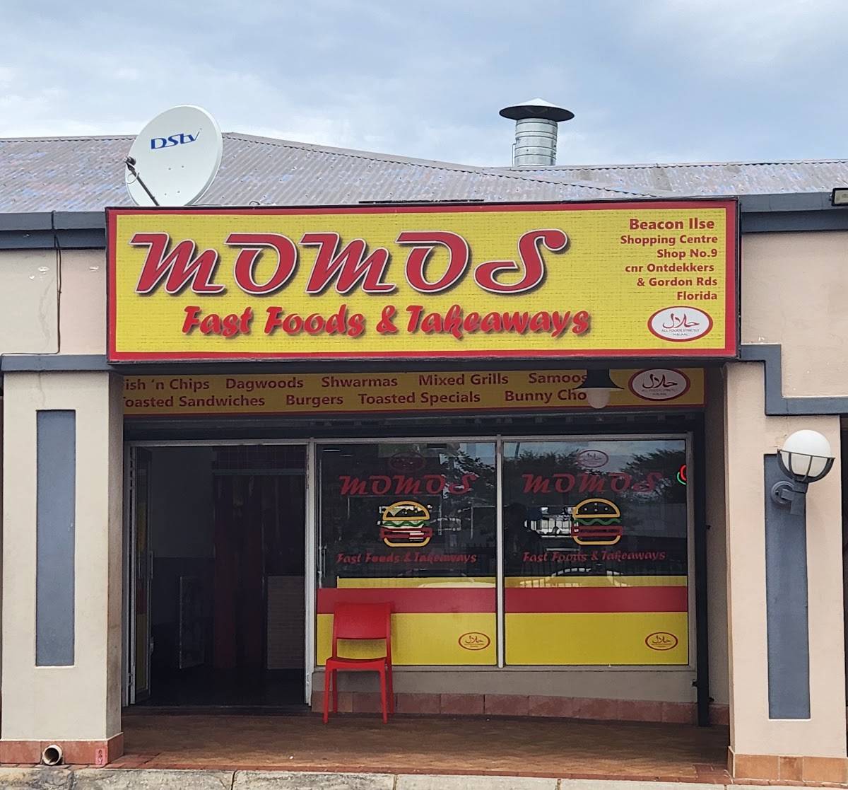 Menu at Momos Fast Foods & Takeaways, Johannesburg