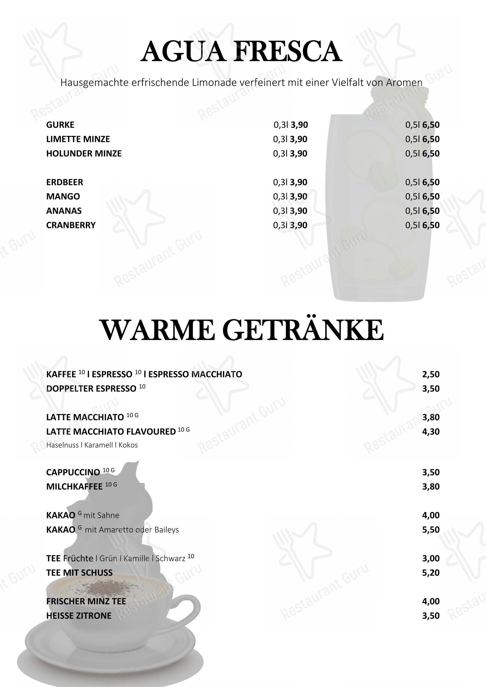 Speisekarte von Mosquito Restaurant, Rheinbach