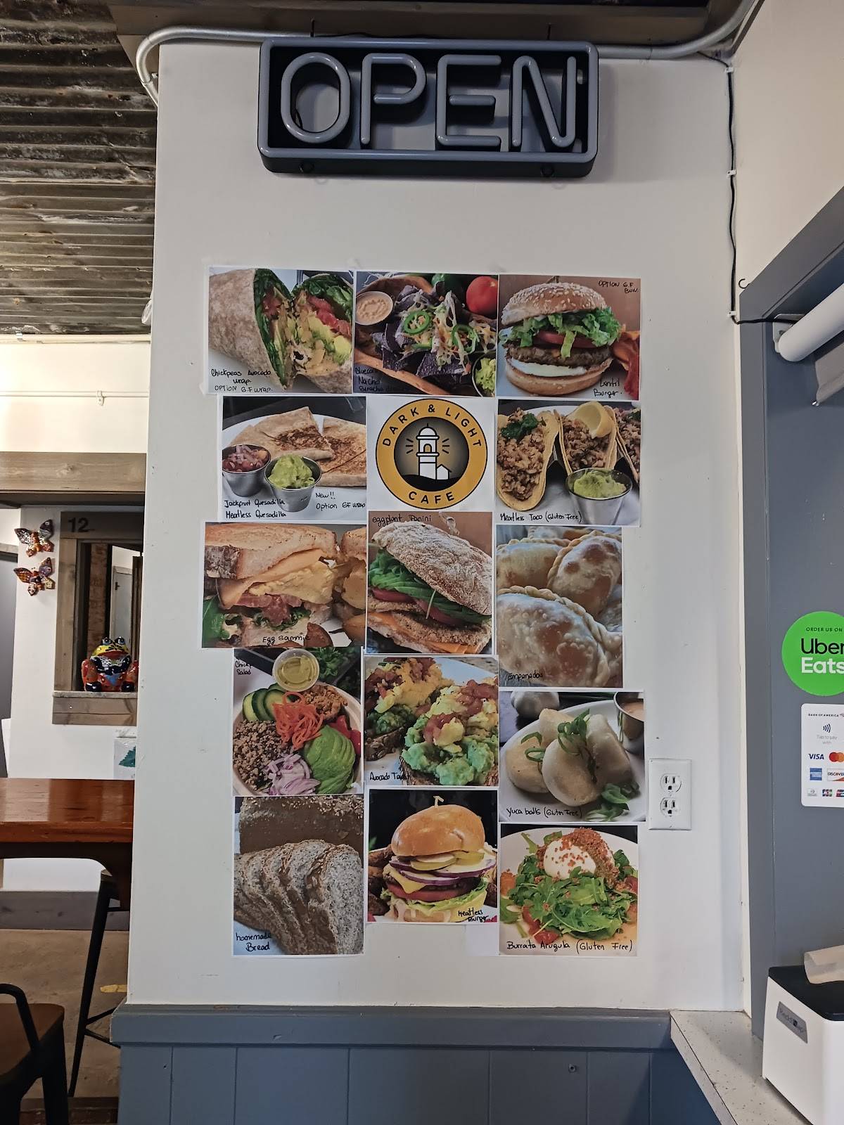 Carta de Dark & Light Cafe, Mount Dora