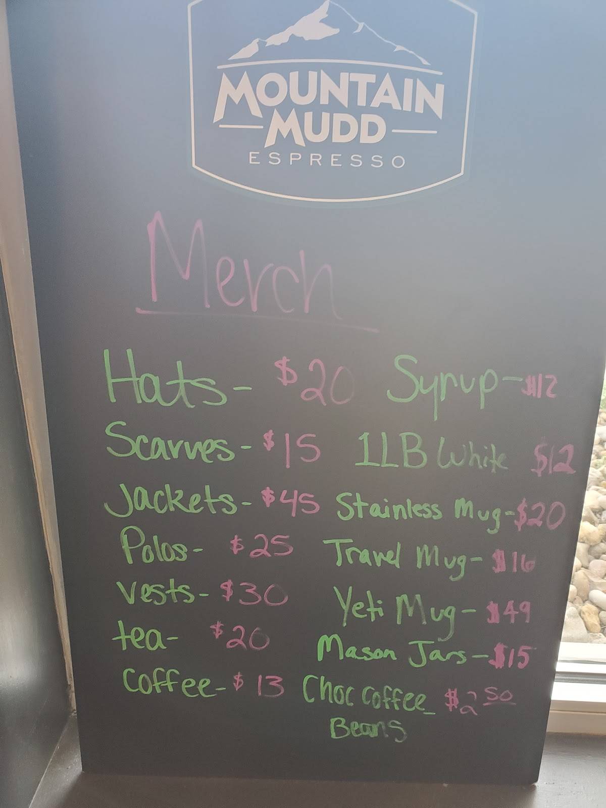 Carta del pub y bar Mountain Mudd Espresso (Rapid City), Rapid City