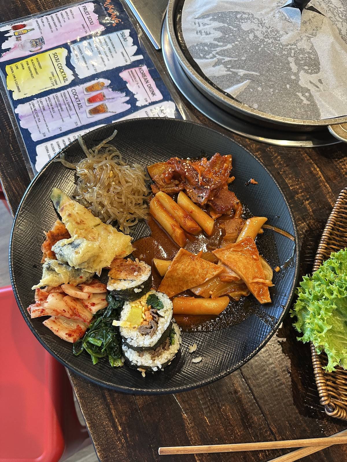 Menu at MukBang Korean BBQ Buffet & Karaoke, Christchurch