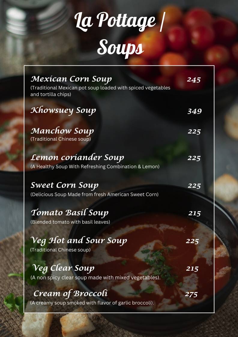 Menu at GupShup - Redefining Food, Mumbai