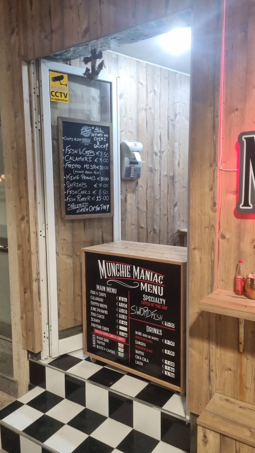Speisekarte von Munchie Maniac restaurant, San Pawl il-Baħar