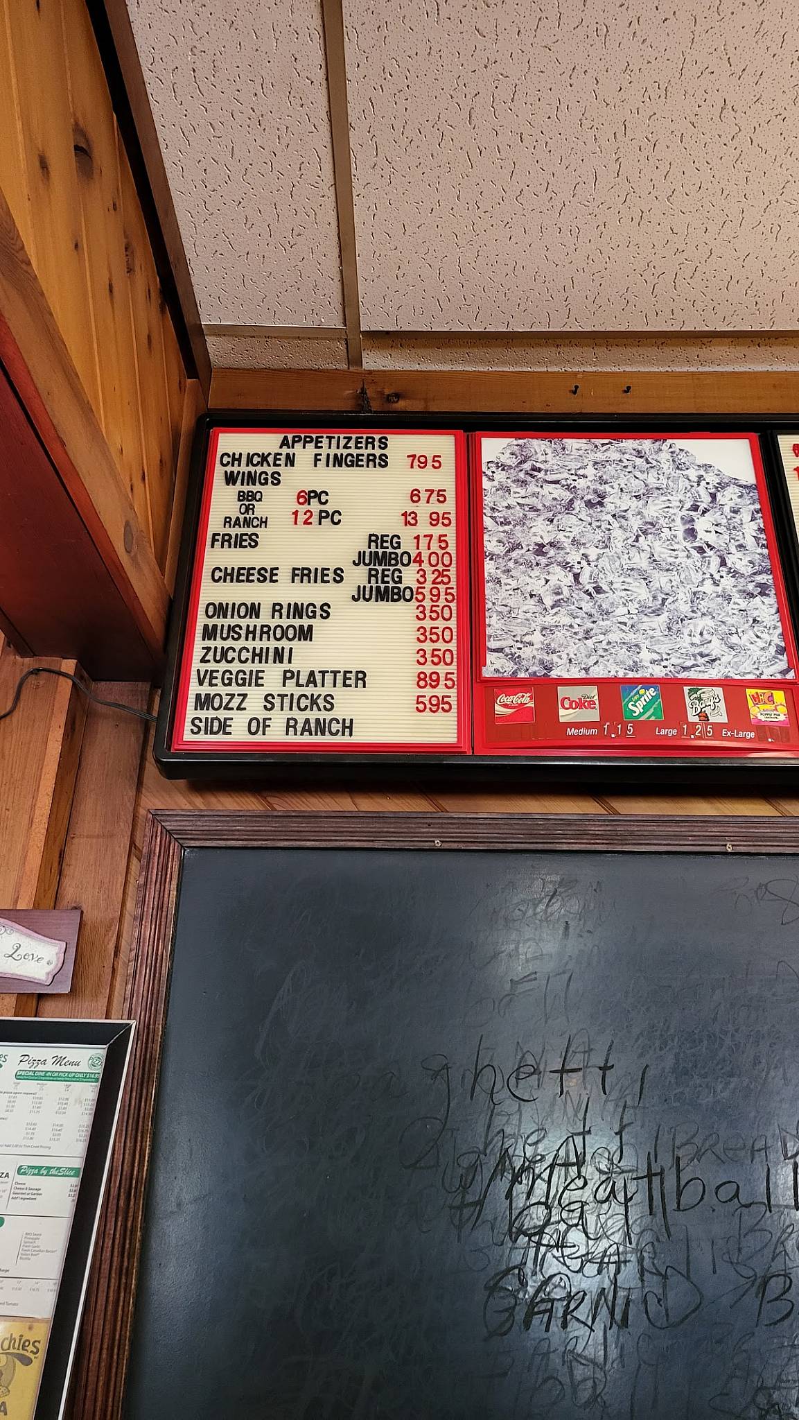 Menu at Munchies Pizza & Bar, Elk Grove Village