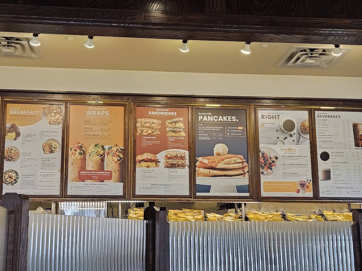 Menu at Corner Bakery Cafe, Murray, S State St Suite 12